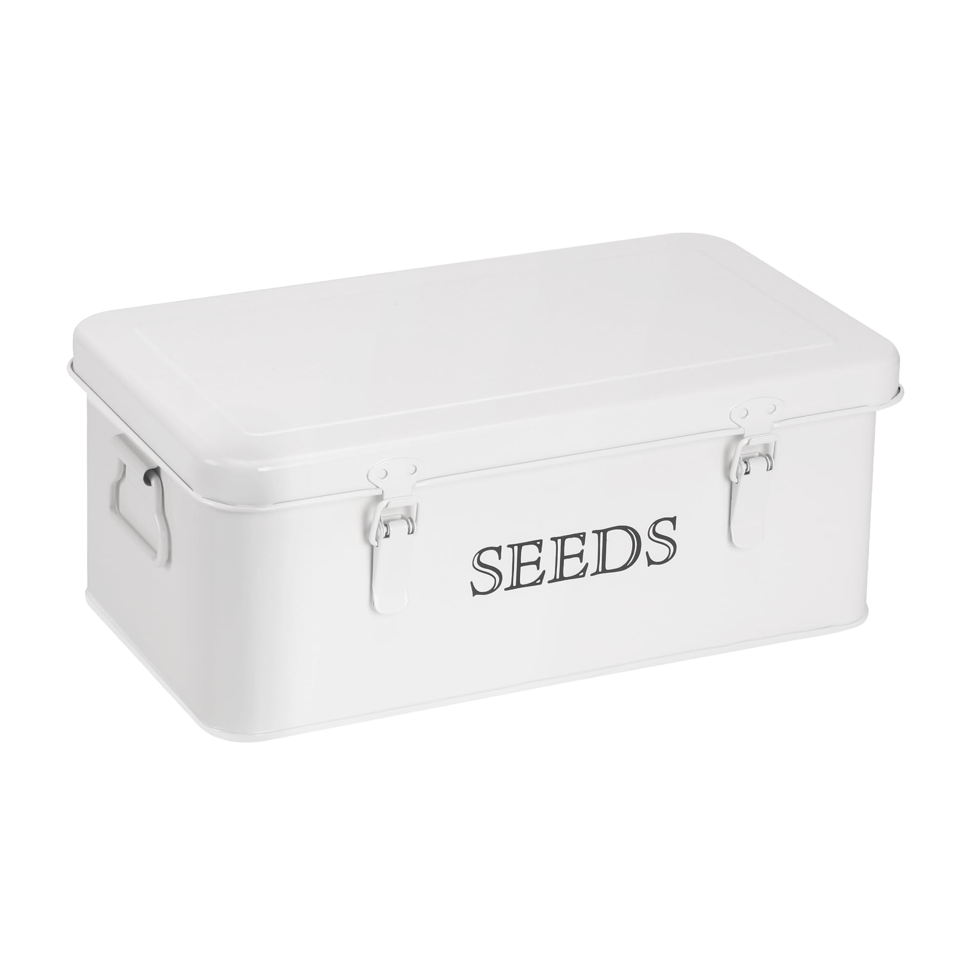 Seed Storage Organizer, Metal Garden Seed Organizer Container with ...