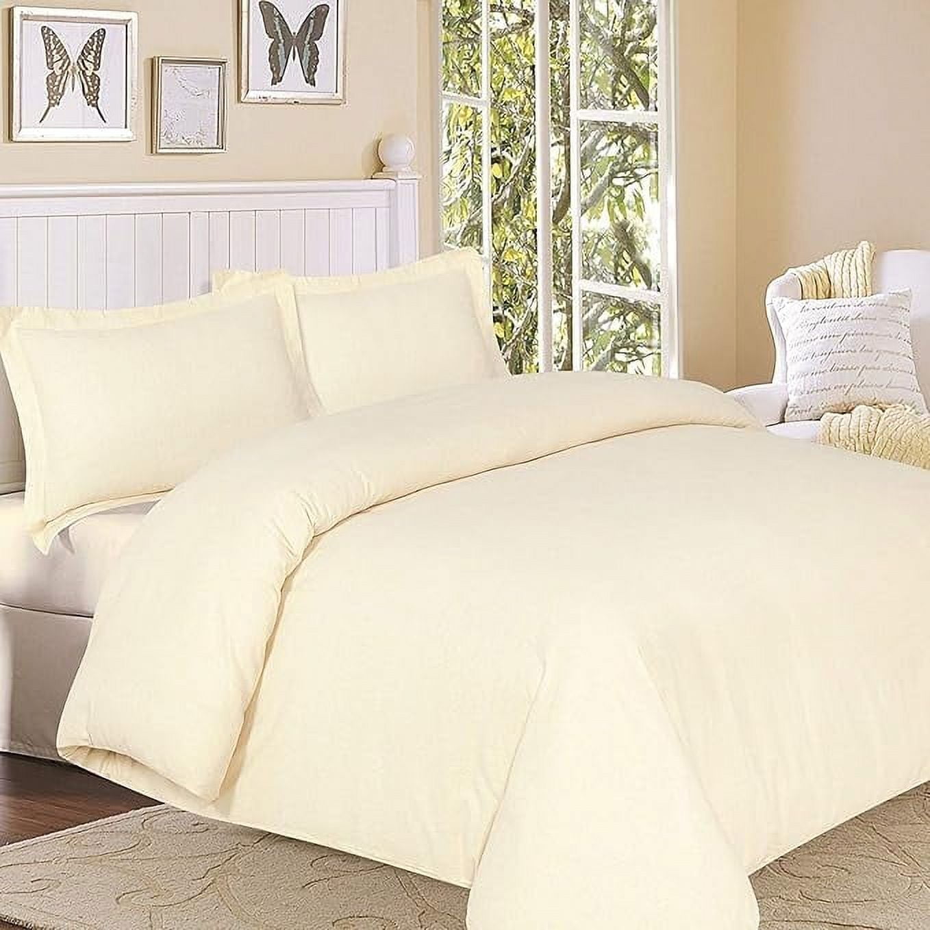 Seed and Seam 4-Piece Ivory Sheet Set – 400 Thread Count Cotton, Deep ...