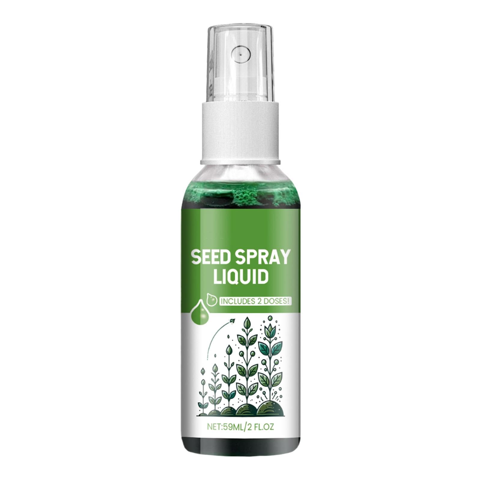 Seeding Spray Liquid - Liquid Lawn Spray | 59ml Garden Grass Seeding ...