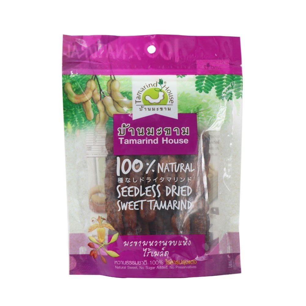 Seedless Dried Sweet Tamarind Snack Natural Real Herbal Fruit Net Wt 90 ...