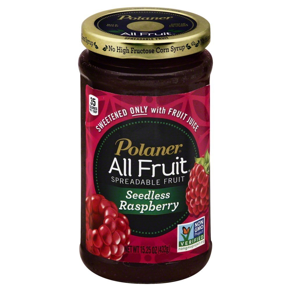 Seedless Raspberry Spreadable Fruit, 15.25 oz (Pack of 12) - Walmart.com