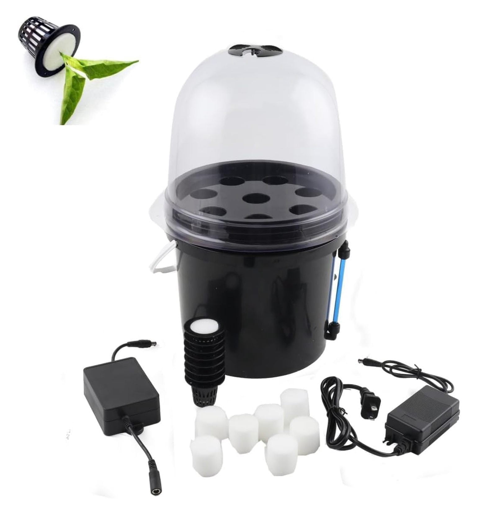 Seedling Cloning System Kit, 8 Holes Cloning System Aeroponic ...
