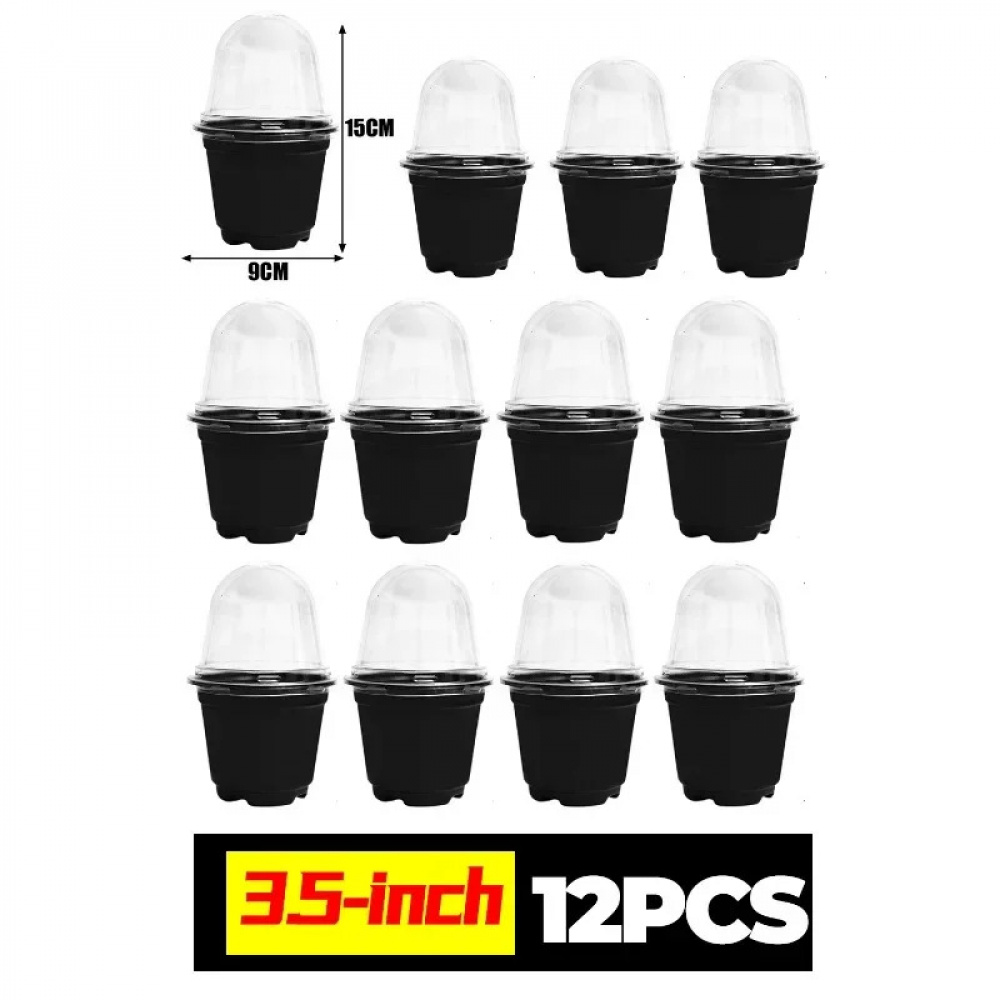 Seedling Nursery Pots Flower Plastic Grow Box Seed Start Grow Cup ...
