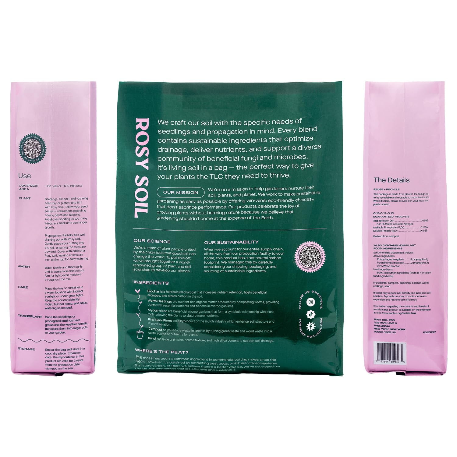 Seedling Seed Starter AJH3 Soil - Peat-Free Organic Potting for ...