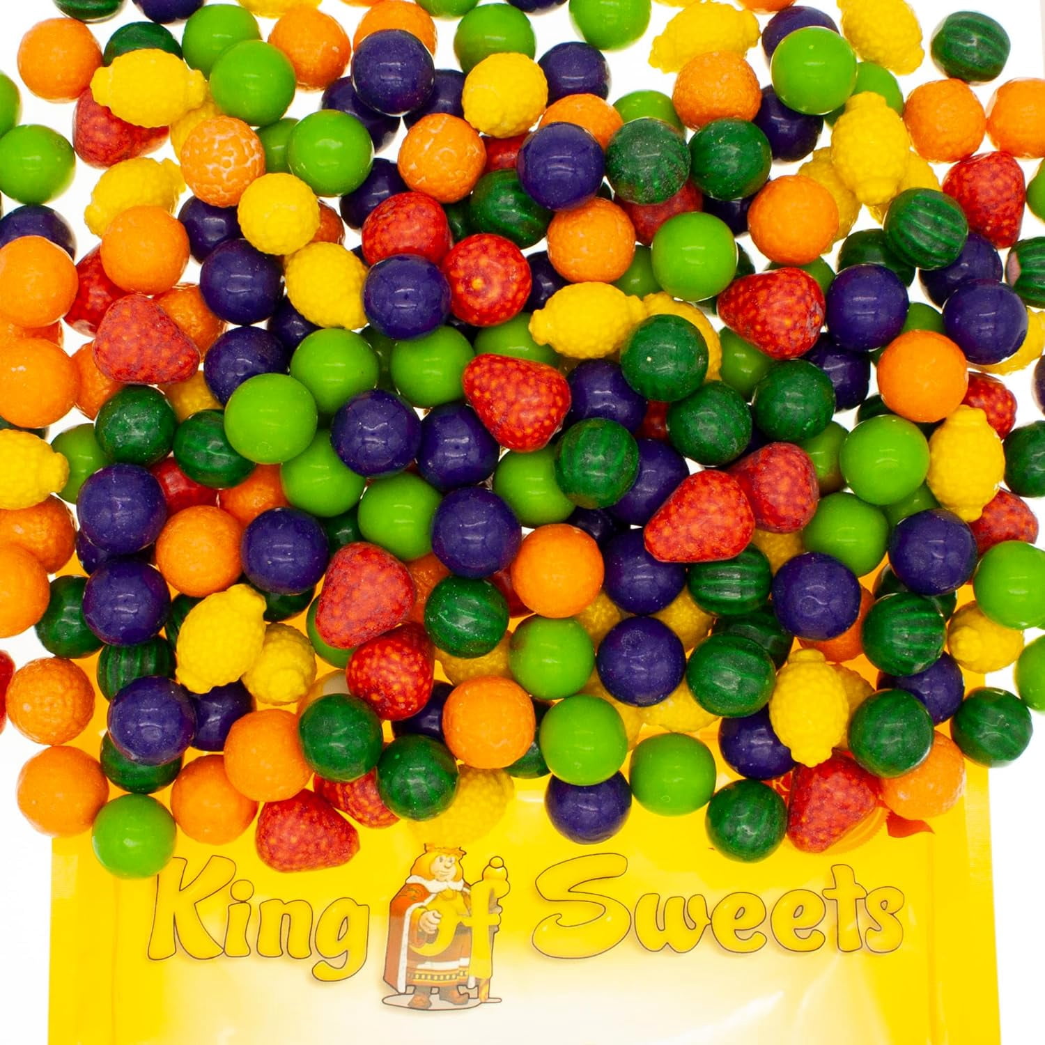 Seedlings Bubble Fruit Shaped Bubble Gum | 5 Pound | Variety Fruit ...