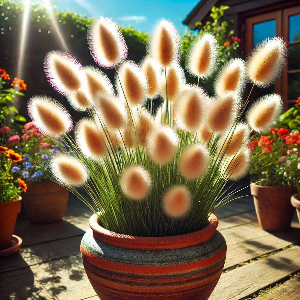 Seeds Bunny Tails Ornamental Grass 100+ MVR1 Seeds for Planting Annual ...