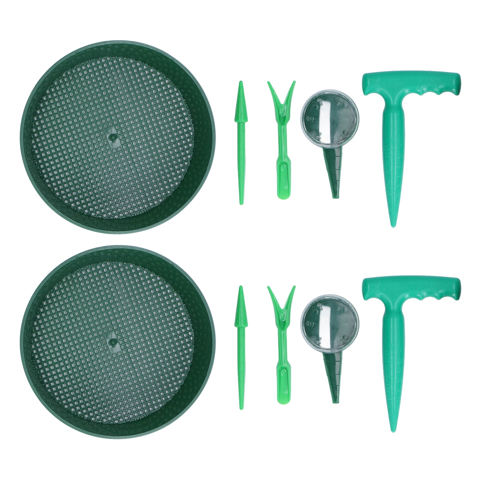 Seeds Dispenser Set Garden Hand Planter Seeder Tool Flower Plant Sower ...