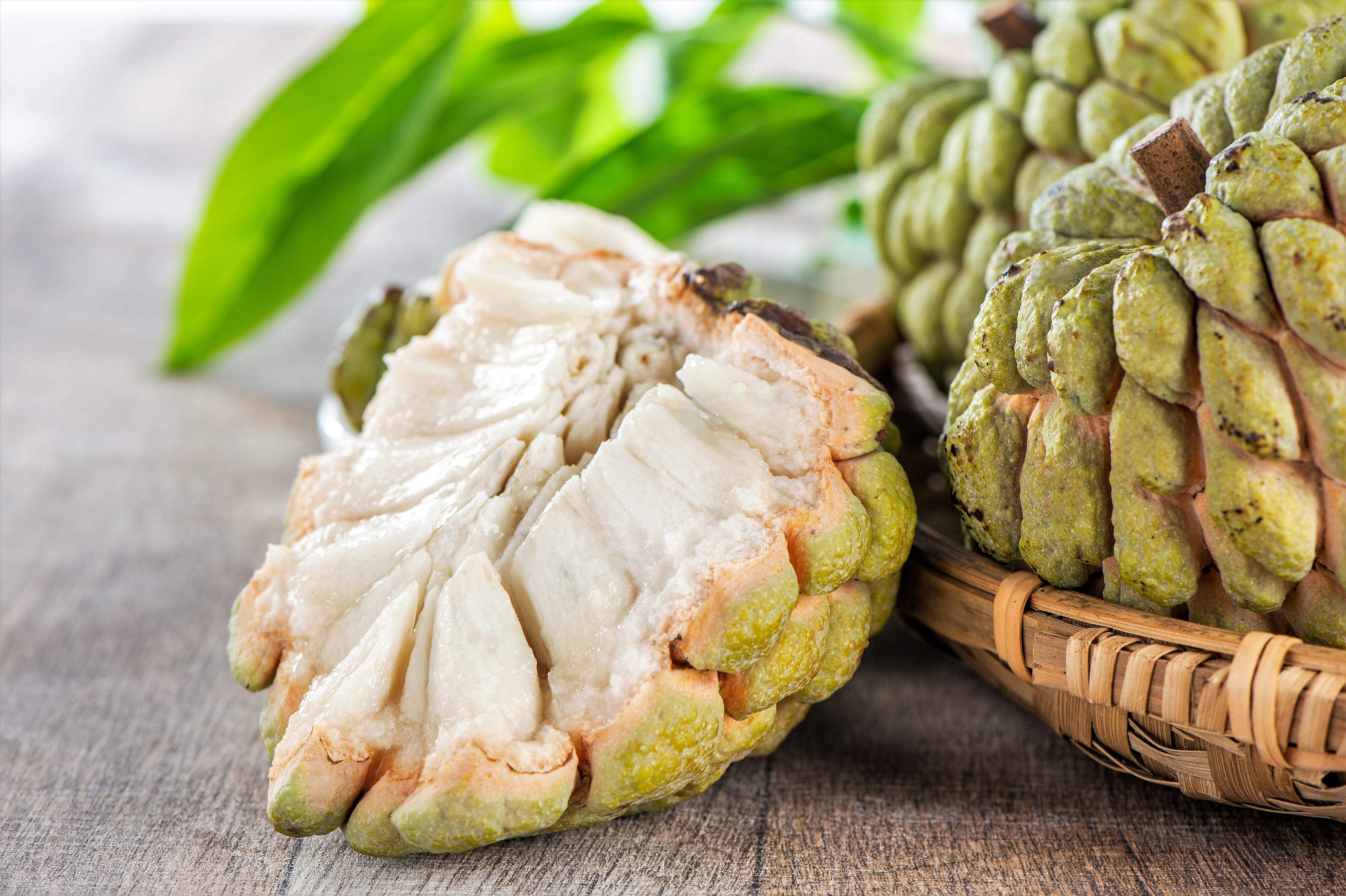 15 Seeds Pack - SUGAR APPLE (Annona Squamosa) Edible Fruit Tree Seeds ...