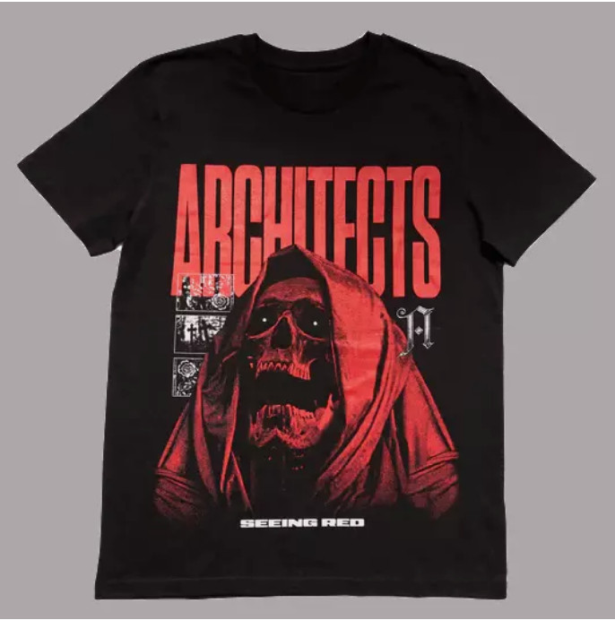 Seeing Red Album Architects Band Music Black All Size Shirt - Walmart.com