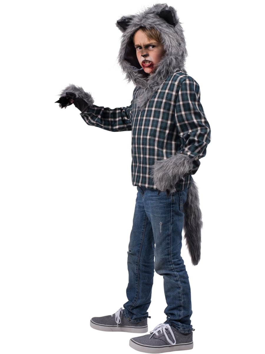 Seeing Red Werewolf Halloween Costume Accessory with Scary Face and ...