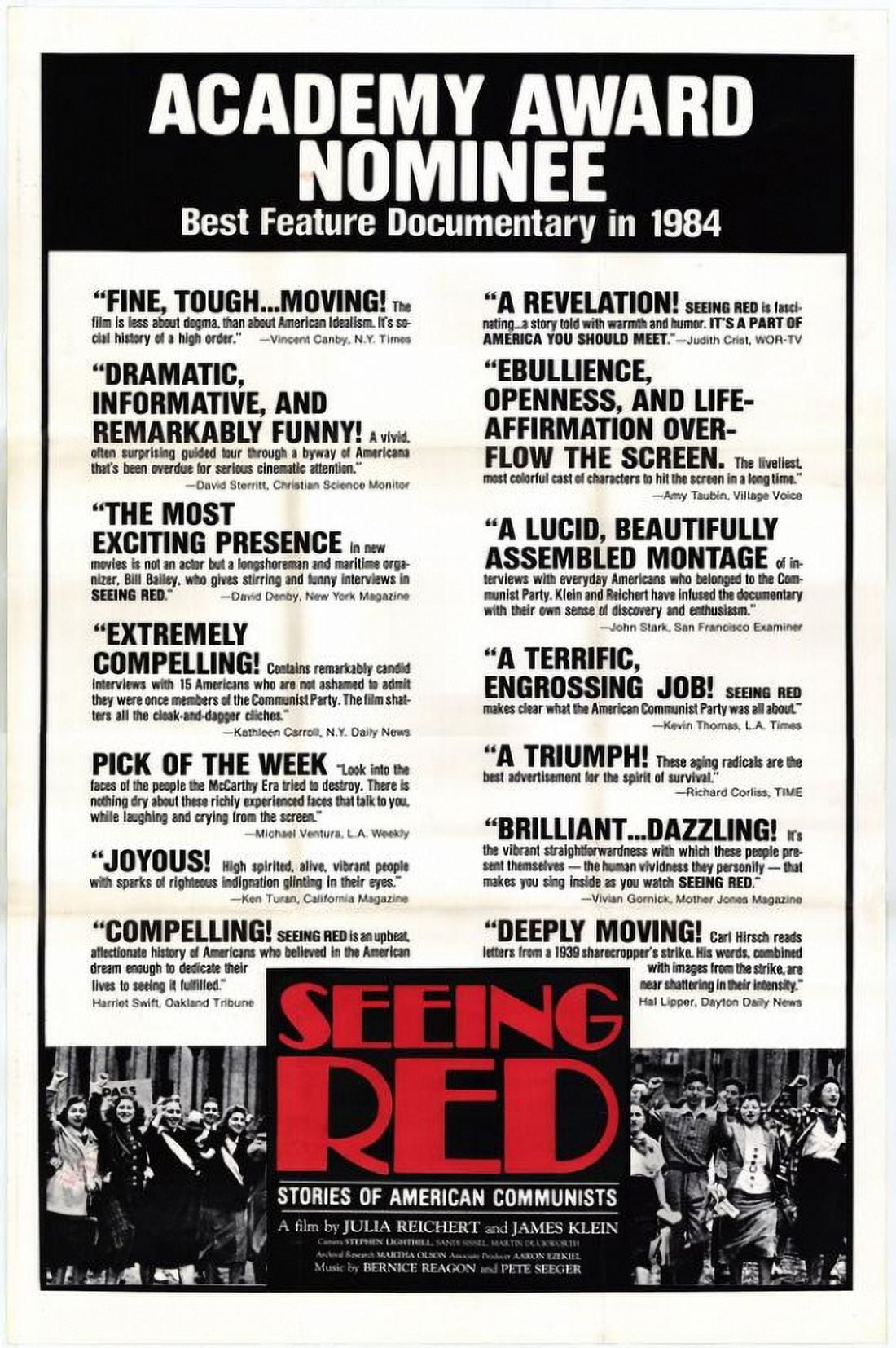 Seeing Red Movie Poster (11 x 17) - Walmart.com