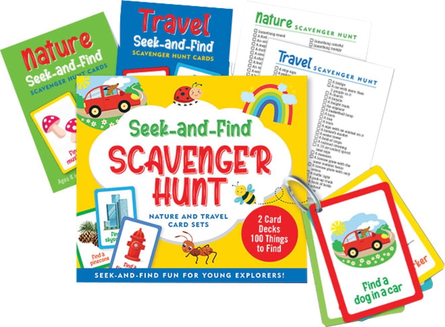 Seek-And-Find Scavenger Hunt Cards (2-Deck Pack) (Other) - Walmart.com