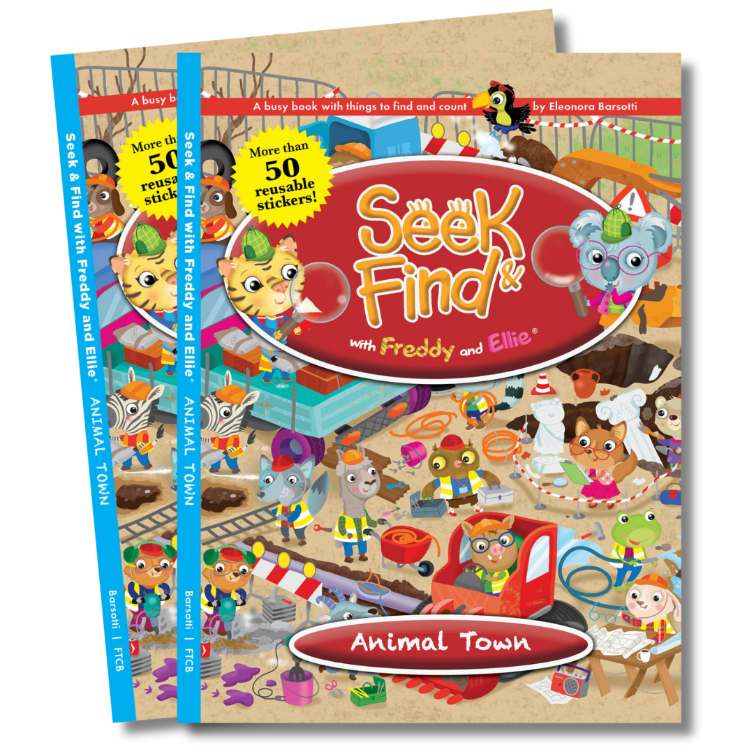 Seek & Find with Freddy and Ellie® Animal Town 2-Book Set (Paperback ...