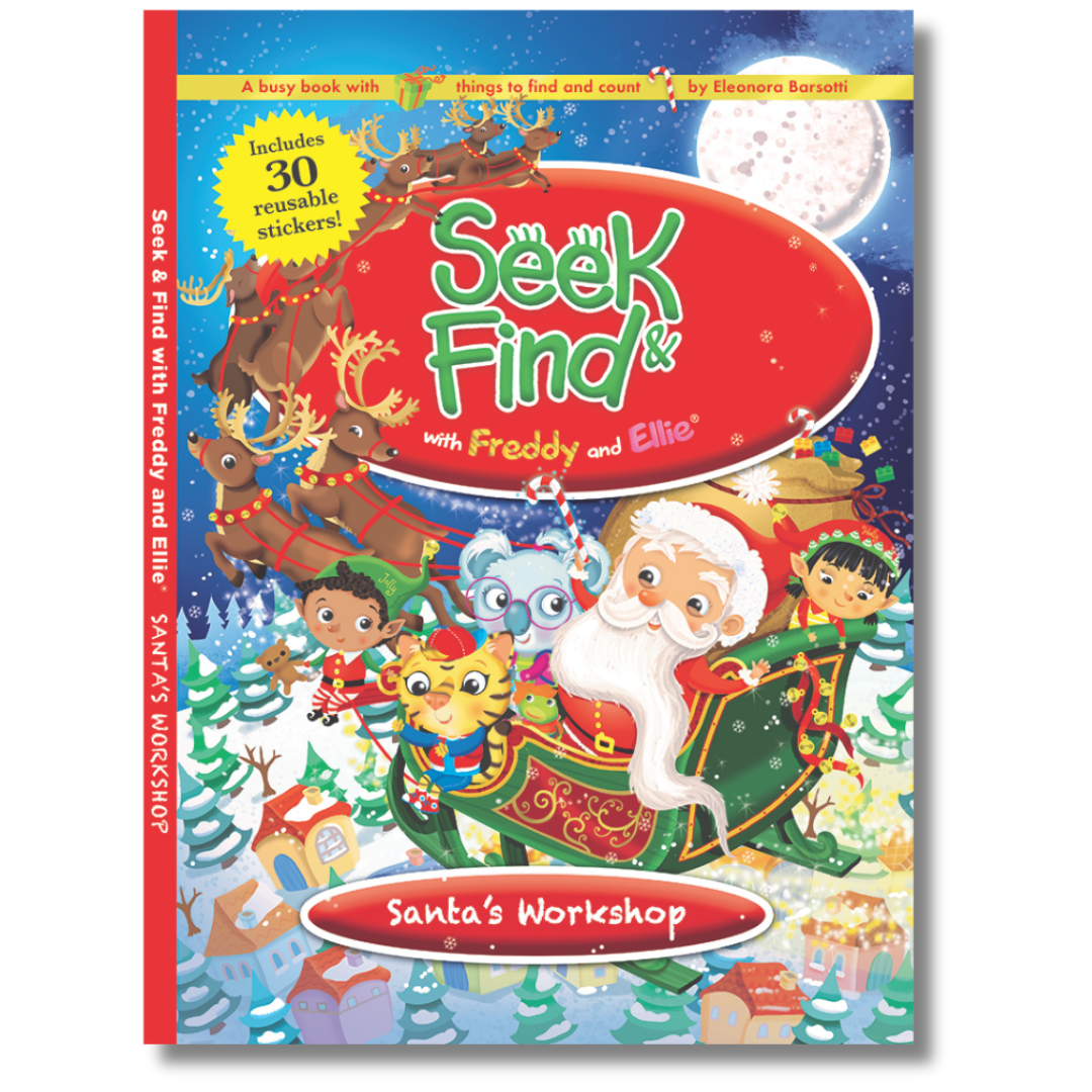 Seek & Find with Freddy and Ellie® Santa's Workshop Paperback, 32 Pages ...