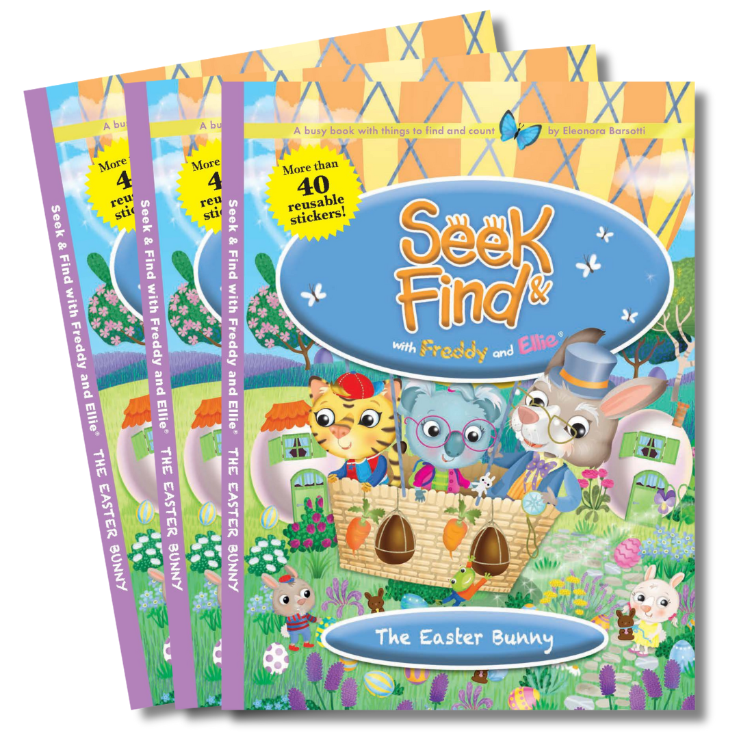 Seek & Find with Freddy and Ellie® The Easter Bunny 3 Book Set ...