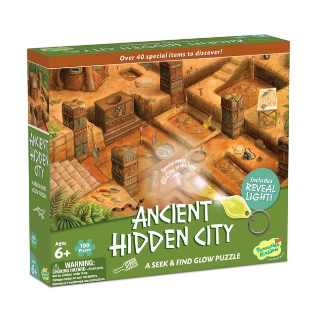 Seek and Find Glow Puzzle - Ancient Hidden City (Other) - Walmart.com