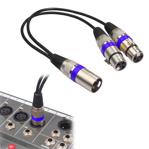 SeekLGT Audio Splitter Extension Cable 2 in 1 Male to Female with ...