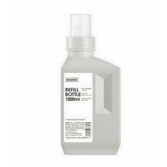 SeekLGT Laundry Detergent Bottle Refillable Plastic Liquid Dispenser ...