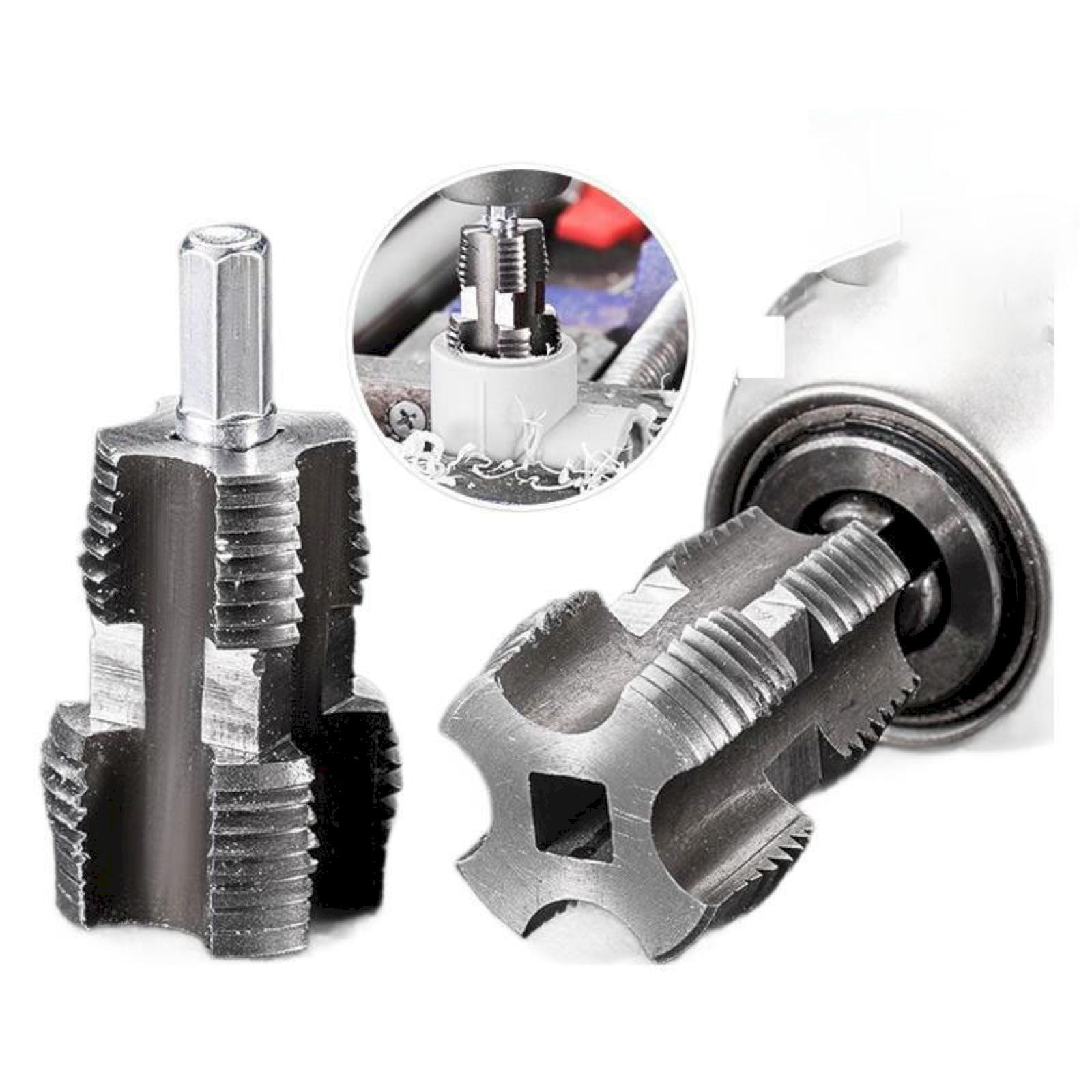 SeekLGT Pipe Threader,Electric Drill,Drill Compatible PVC Pipe Threader ...