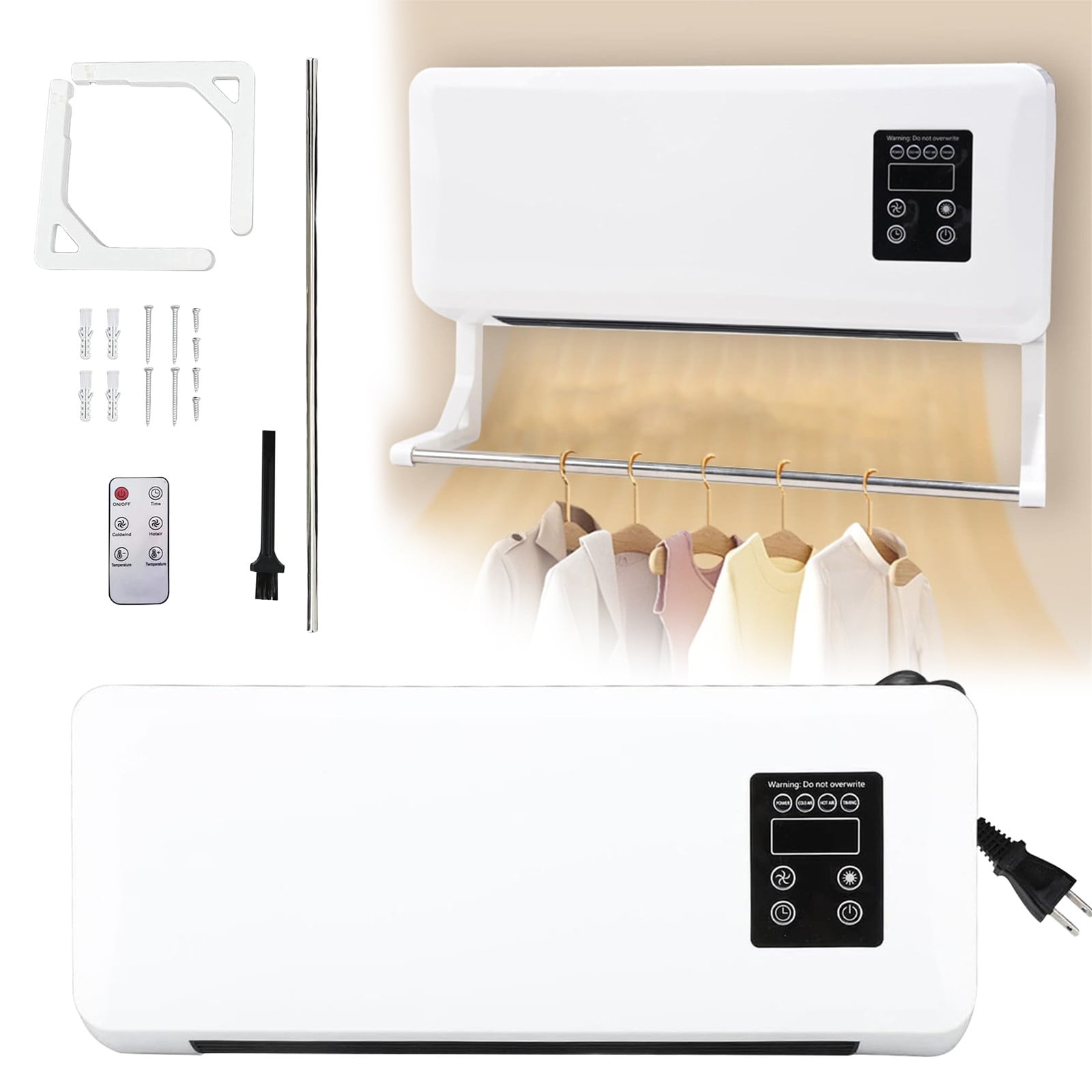 SeekLGT Wall Mounted Fan,Wall Mounted Air Conditioner,Ductless Portable ...