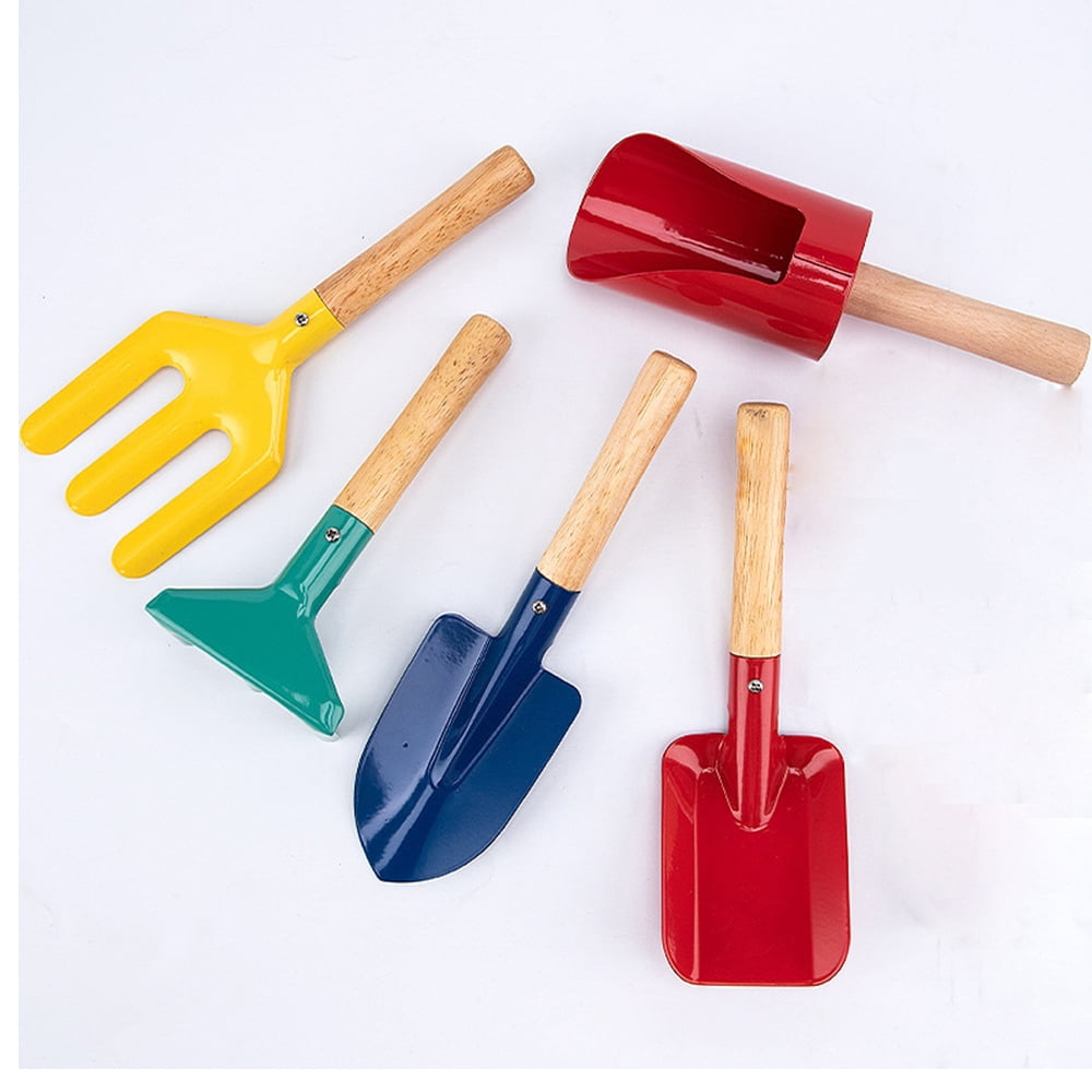 Seekfunning 3PC Gardening Tools Set for Kids, Outdoor Iron Tools for ...