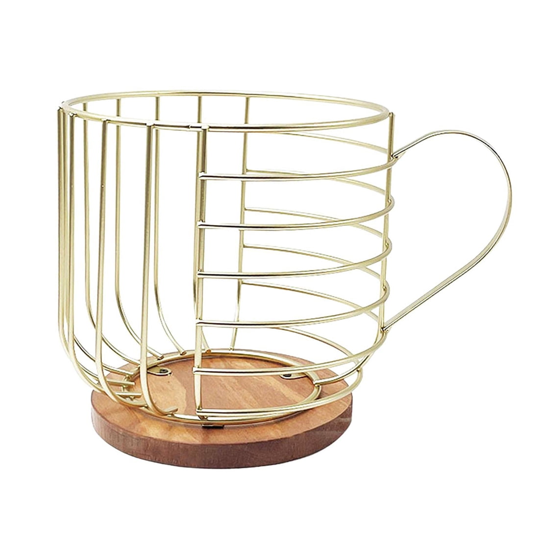 Seekfunning Iron Coffee Pod Holder - Large Capacity Kup Storage with ...