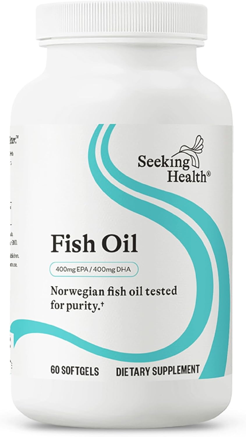 Seeking Health Optimal Fish Oil, Omega-3 Fatty Acids, Provides 900 mg ...