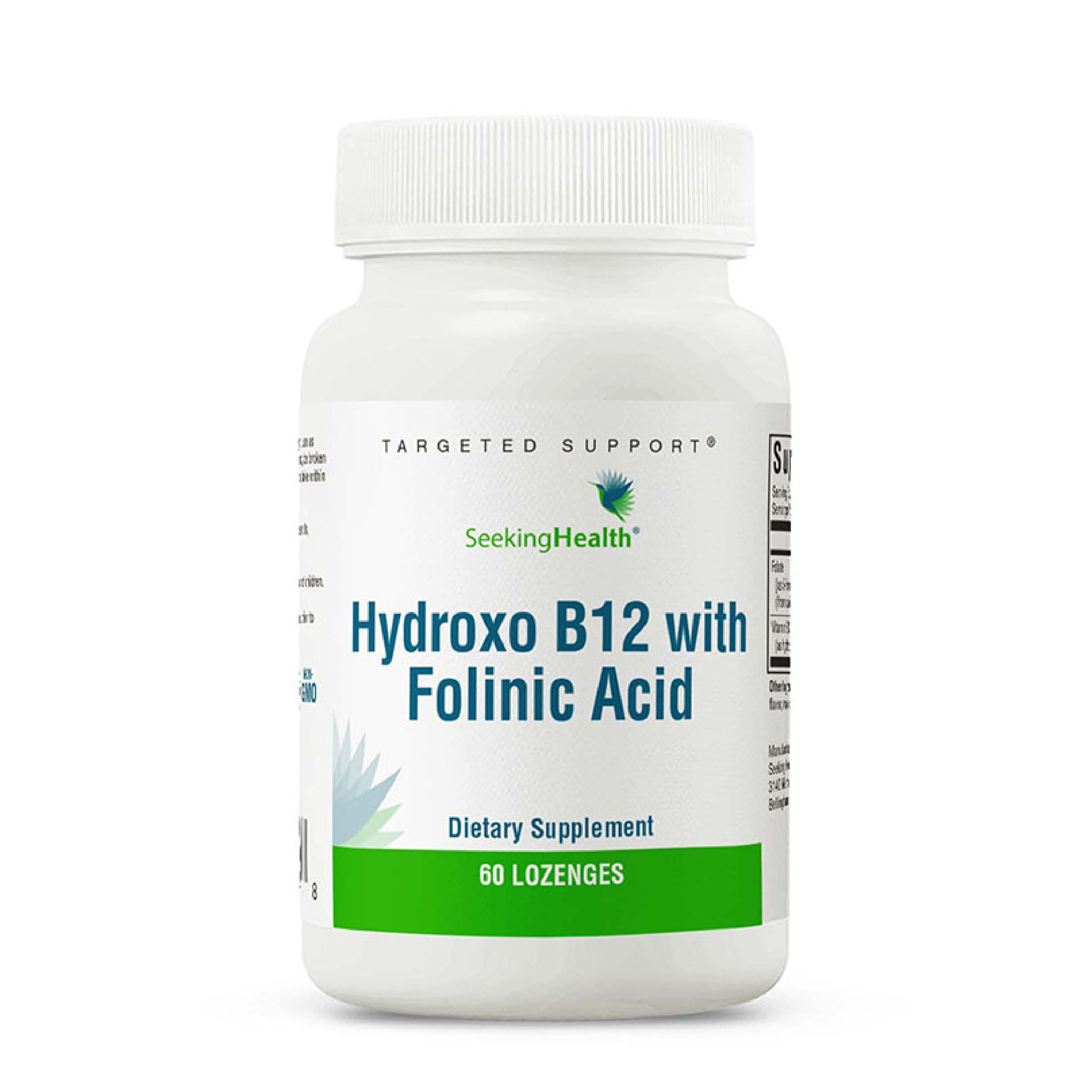 Seeking Health Hydroxo B12 with Folinic Acid - Supplement with Non ...