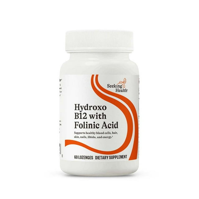 Seeking Health Hydroxo B12 with Folinic Acid - Supplement with Non ...