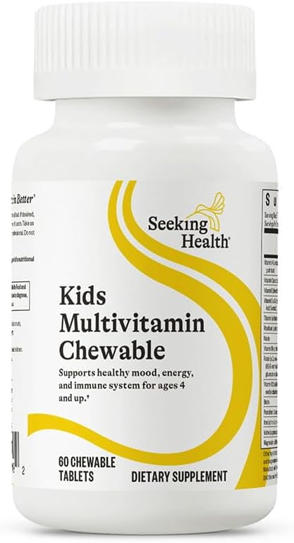 Seeking Health Kids Multivitamin Chewable, Formulated for Children’s ...