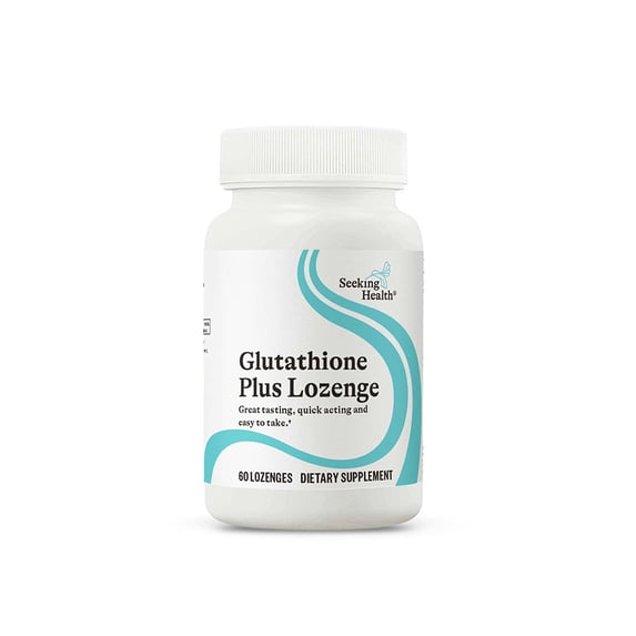 Seeking Health Glutathione Plus Lozenge, 25 mg, Vegetarian Dietary ...