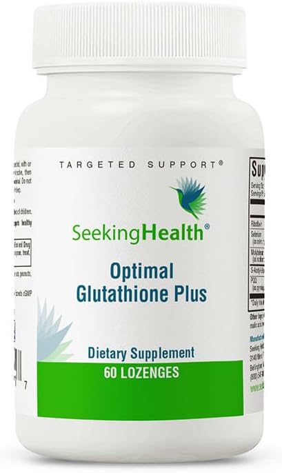 Seeking Health Glutathione Plus Lozenge, 25 mg S-Acetyl-L-Glutathione ...
