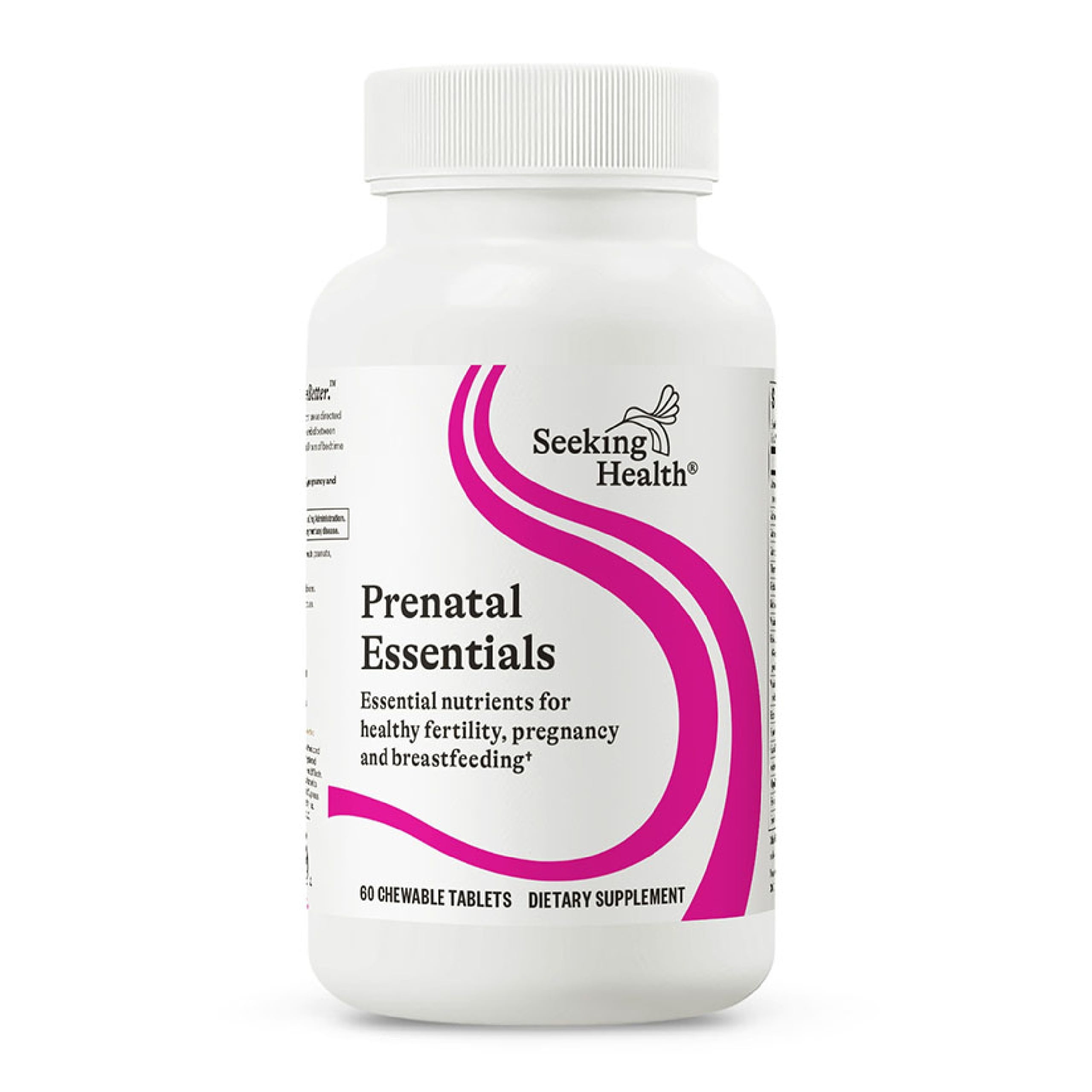 Seeking Health Prenatal Essentials Chewable Vitamins, Bioavailable ...