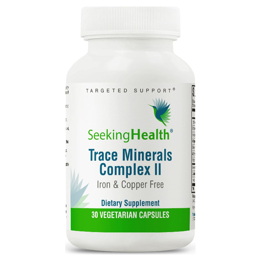 Seeking Health Trace Minerals Complex II, Iron & Copper Free, Iodine ...