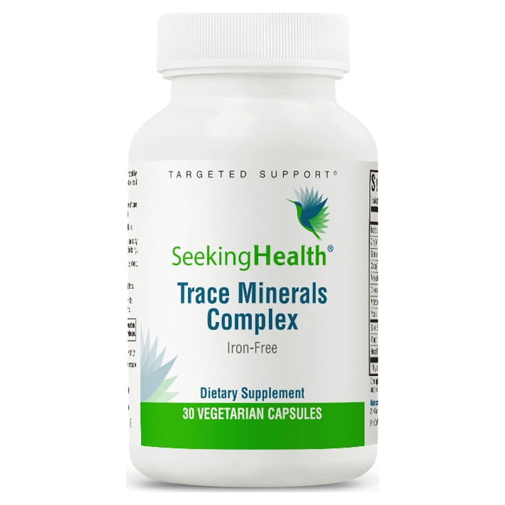 Seeking Health Trace Minerals Complex, Iron Free, 30 Vegetarian ...