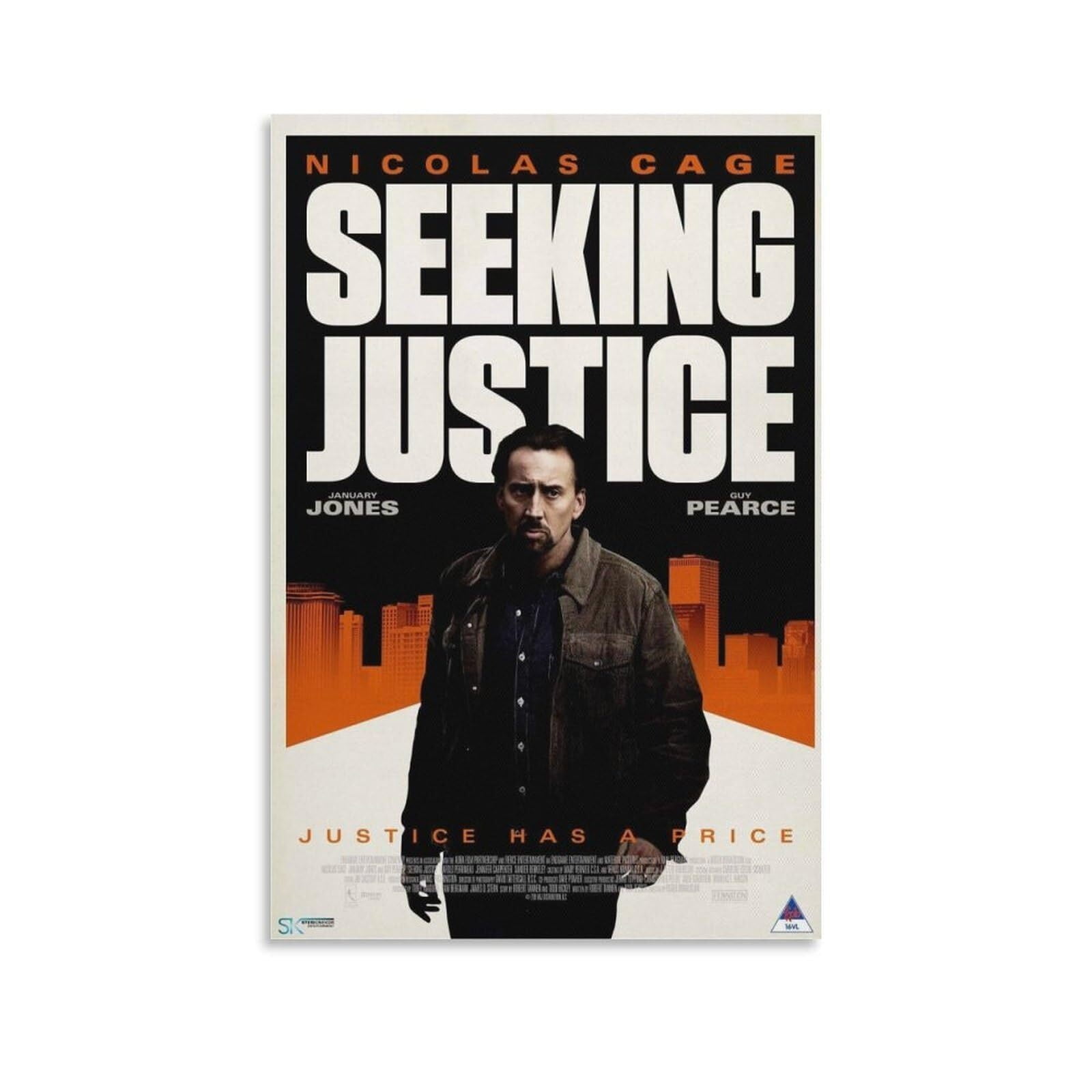 Seeking Justice Movie Poster Poster Cool Artworks Painting Wall Art ...