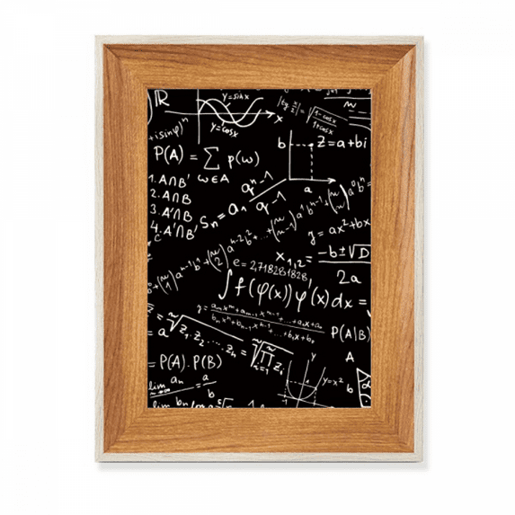 Seeking Lits Formulas Science Calculus Figure Desktop Wooden Photo ...