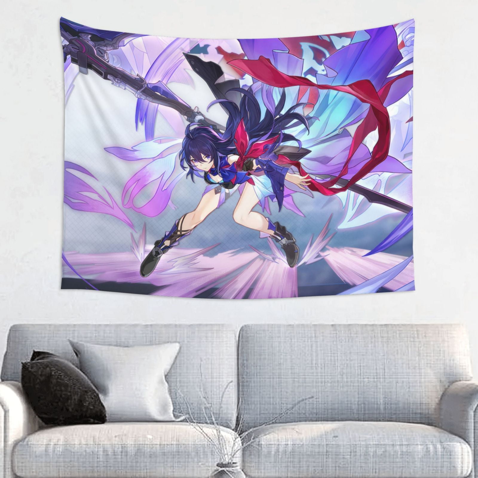 Seele Honkai Star Rail Tapestry Anime Poster Large Background Wall Art ...