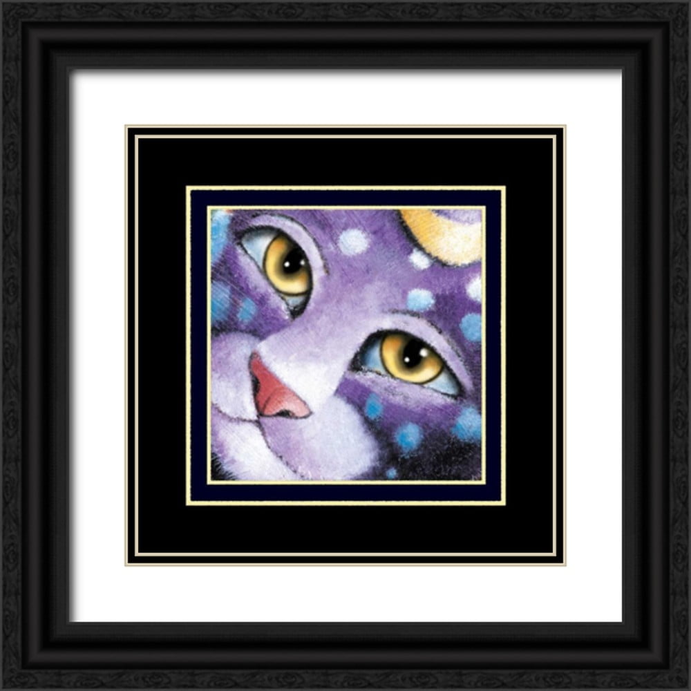 Seeley, Laura 15x15 Black Ornate Wood Framed with Double Matting Museum ...