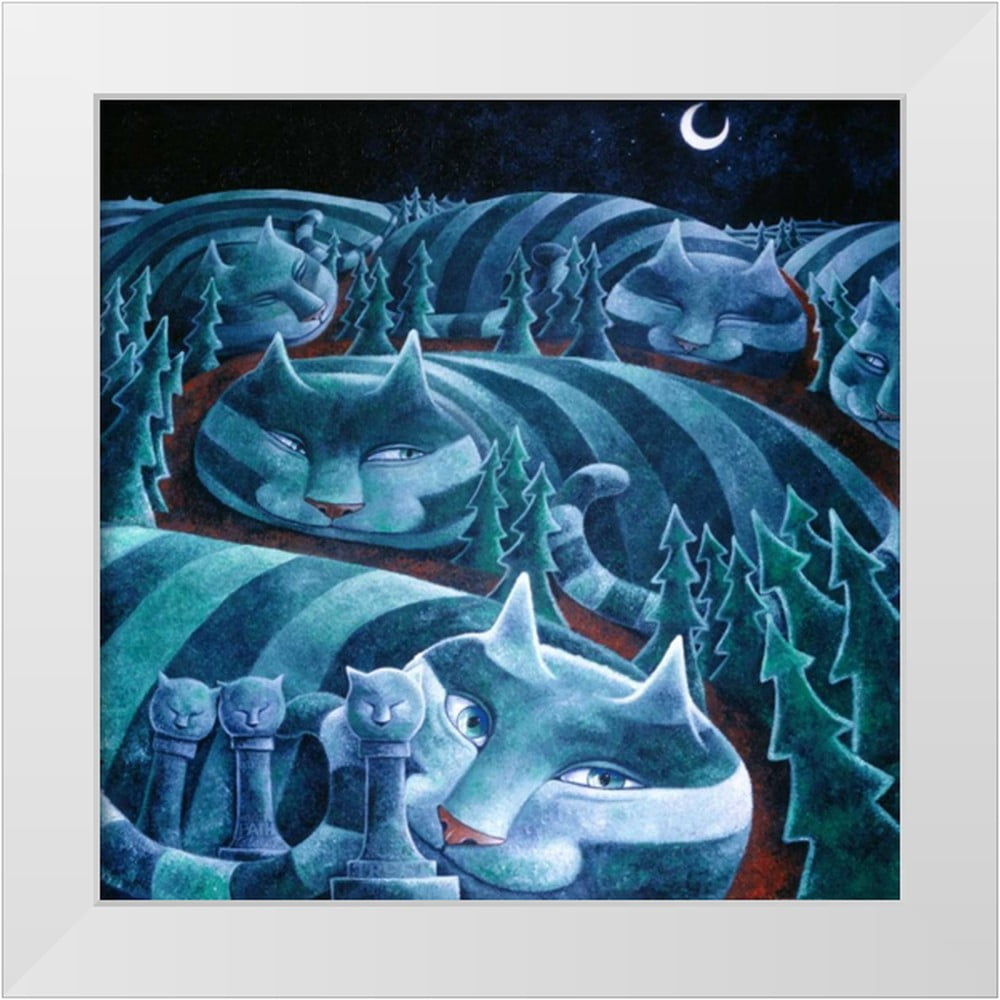 Seeley, Laura 15x15 White Modern Wood Framed Museum Art Print Titled ...