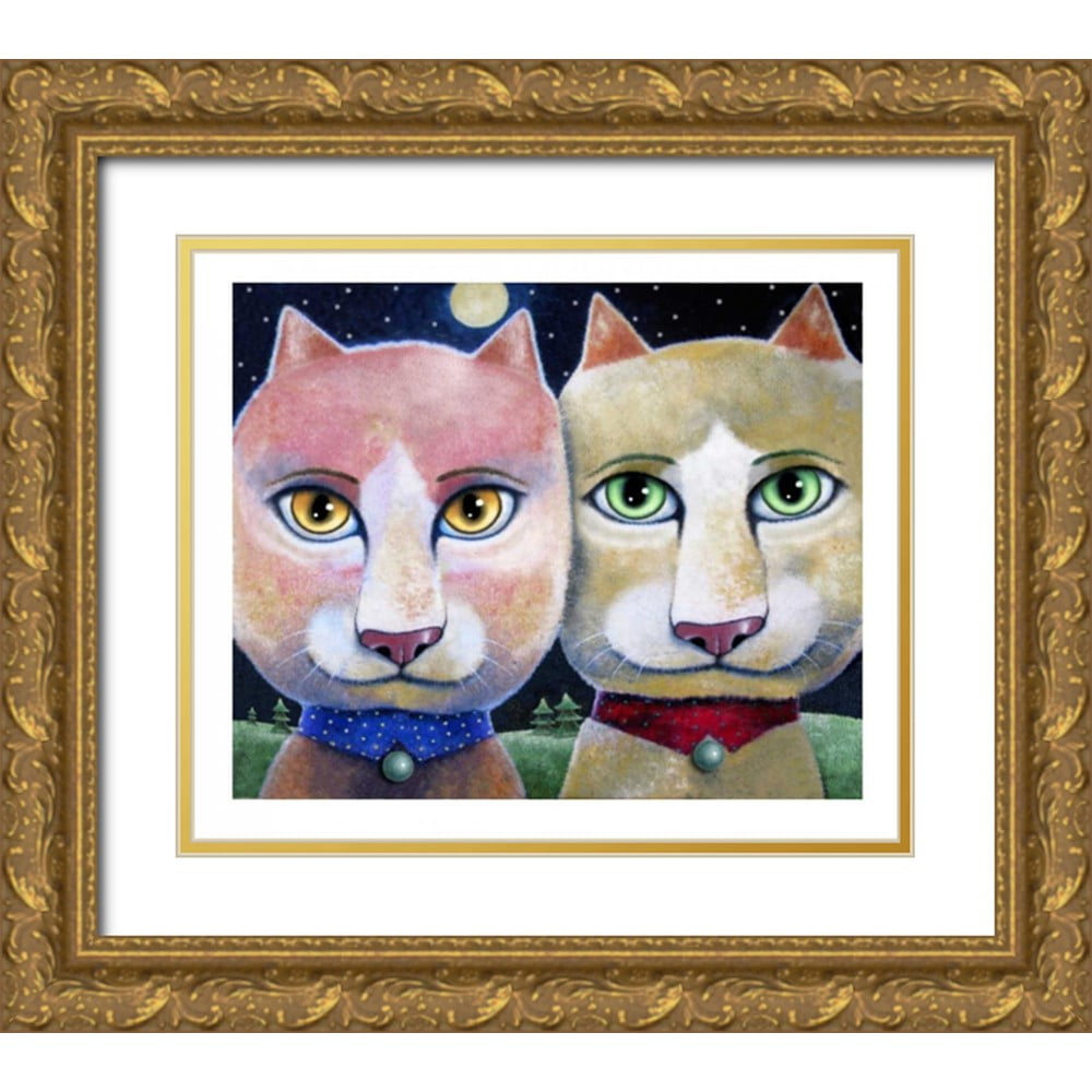 Seeley, Laura 17x15 Gold Ornate Wood Framed with Double Matting Museum ...