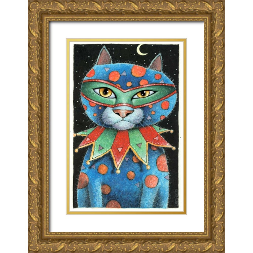 Seeley, Laura 23x32 Gold Ornate Wood Framed with Double Matting Museum ...