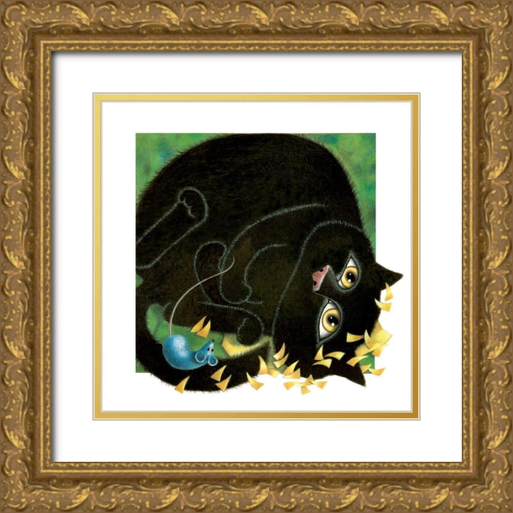 Seeley, Laura 26x26 Gold Ornate Wood Framed with Double Matting Museum ...