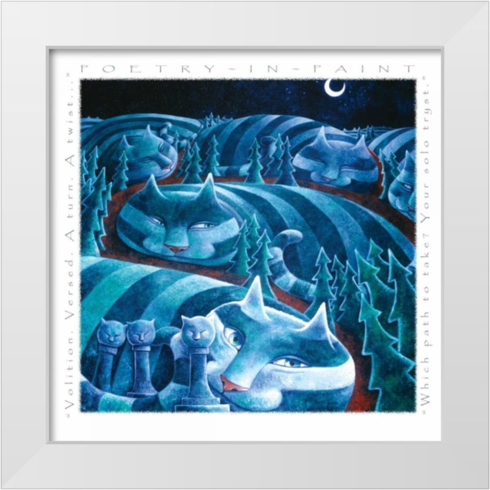 Seeley, Laura 26x26 White Modern Wood Framed Museum Art Print Titled ...