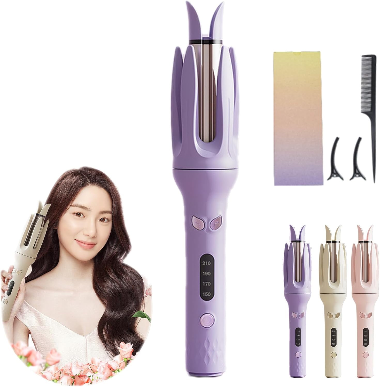 Seemee Hair Curler, Seemee Curling Iron, See Mee Curling Iron, Automatic Curling Iron, Hair ...