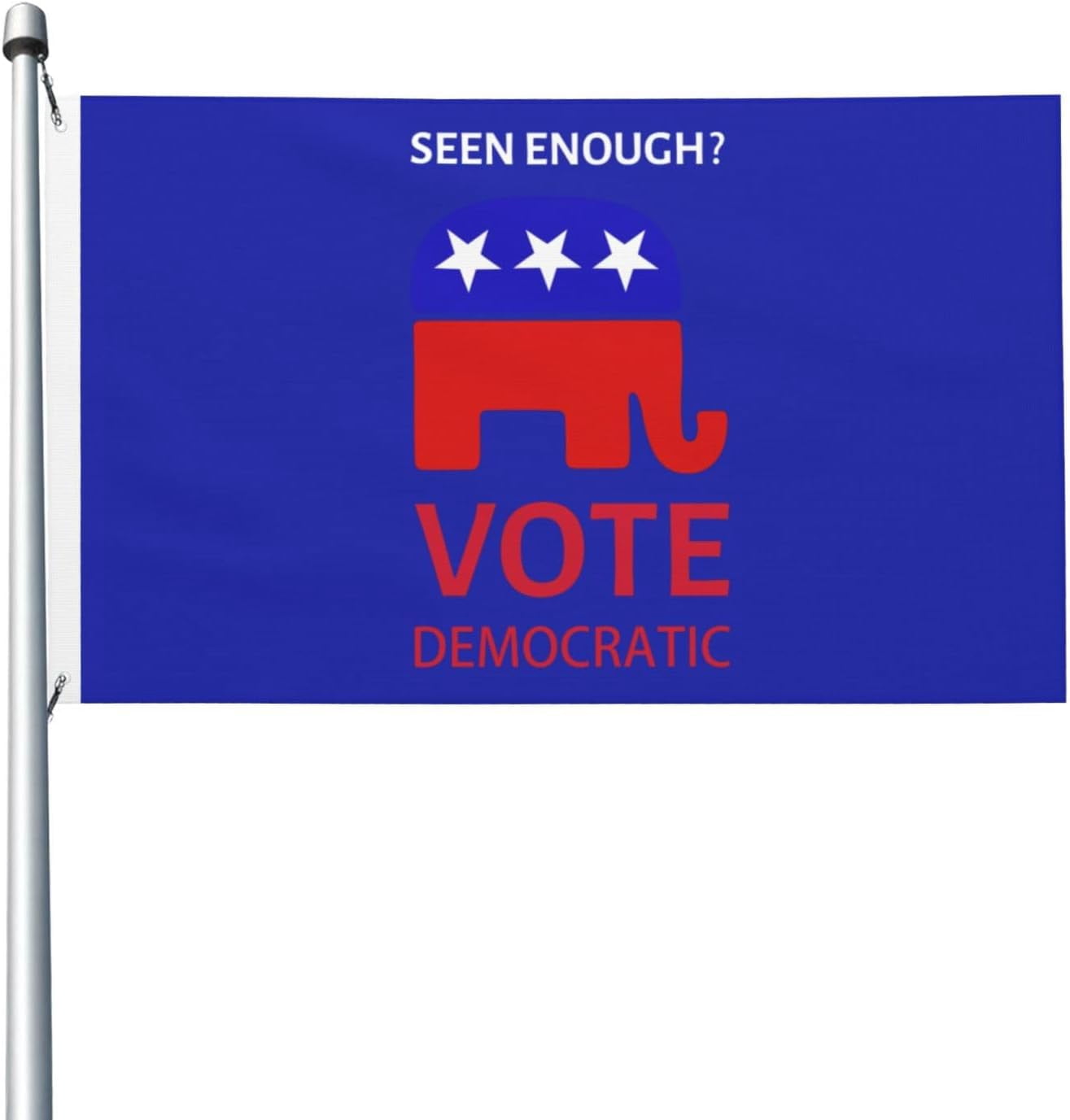 Seen Enough Vote Democratic 3x5FT Double-Sided Flags High Definition ...
