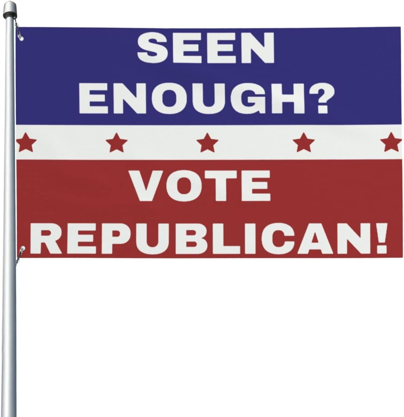 Seen Enough Vote Republican 2022 Yard Sign, Vote Republican Flag,Vote ...