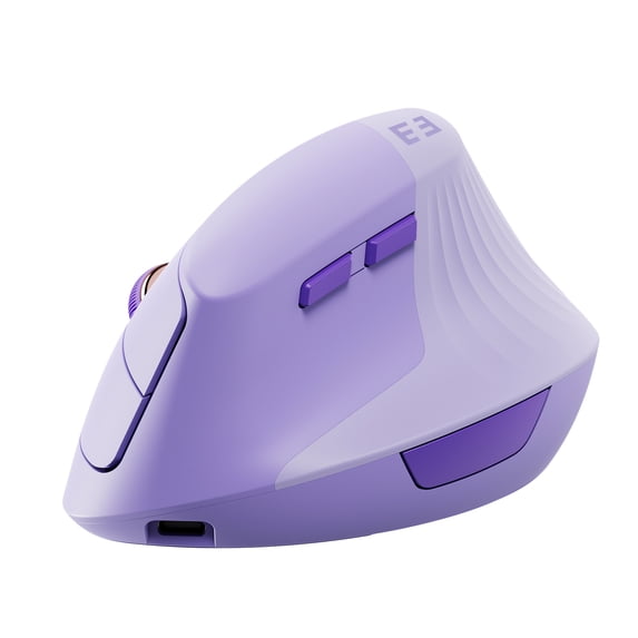 Seenda Vertical Quiet Rechargeable Wireless Ergonomic Mouse with Type-C ...
