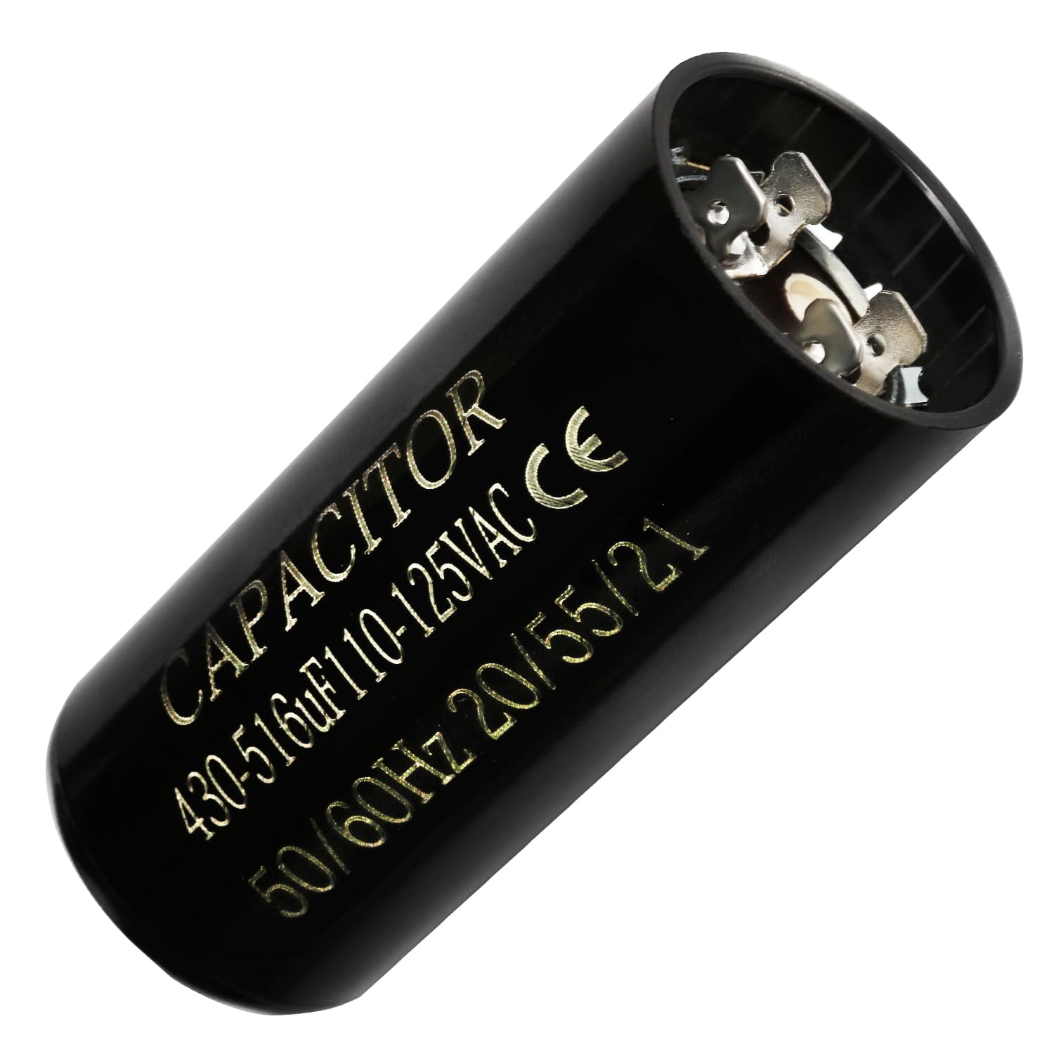 Seentech 430-516 uf/MFD 110-125 VAC ±20% CD60 Round Motor Start ...