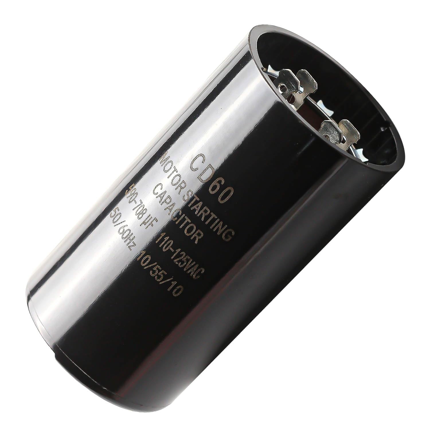 Seentech 590-708 uf/MFD 110-125 VAC ±20% CD60 Round Motor Start Capacitor 50/60 Hz AC Electric ...